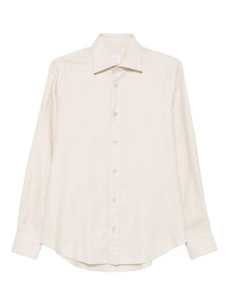 Eleventy chemise boutonn&eacute;e &agrave; manches longues - Tons neutres