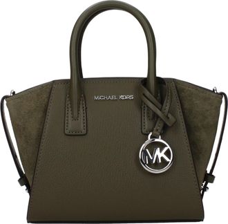 Michael Kors Avril Femmes Sac &agrave; Main Vert/Cuir Olive