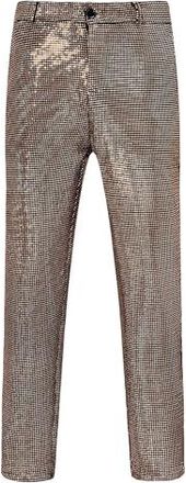 Generic Pantalon &agrave; paillettes pour homme - Jambe droite brillante - Pour bo&icirc;te de nuit - Dor&eacute; m&eacute;tallis&eacute;, dor&eacute;, 48