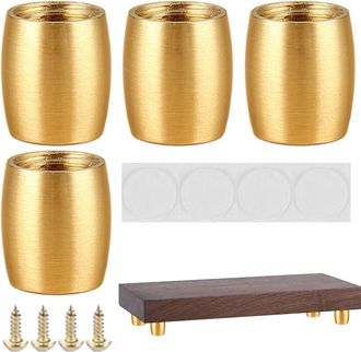 Generic Couchtischbeine | Set mit 4 F&uuml;&szlig;en f&uuml;r Sofa, robuste M&ouml;belbeine f&uuml;r Tisch, Schrank, Sofa, K&uuml;chenstuhl, Bett, Kommode, Schreibtisch