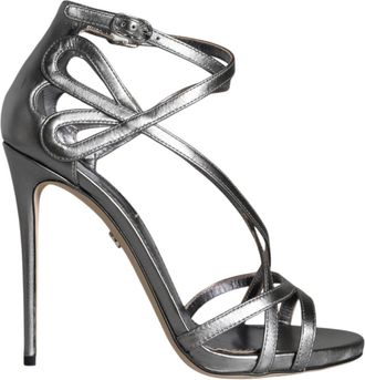 Dolce & Gabbana Femme, Chaussures, Gris, Taille: 41 EU High Heel Sandales