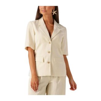 Moss Copenhagen Damen, Jacken, Beige, LGr&ouml;&szlig;e