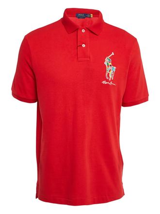 Ralph Lauren polo à logo brodé (2024) - Rouge