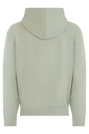 HUGO BOSS Mens Cotton Hoodie Open Green Jumpers Sweater