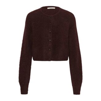 Gestuz Femme, Pulls, Violet, Taille: 40 FR AlphaGZ Cardigan Court