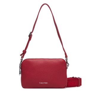Calvin Klein Handtasche Calvin Klein Webbing 2X Strap Camera Bag LV04F3656G Rot