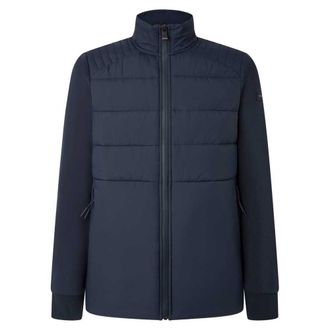 Hackett Herren Hs Quilt Hybrid Fz Sweatshirt, Blue (Navy), XL