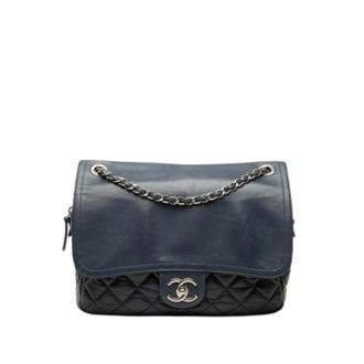 Chanel Pre-owned Gesteppte Kalbsleder Schultertasche - - Pre-owned - Damen - Blau - ONE SIZE