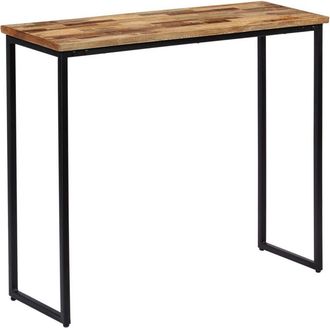 vidaXL Table console Teck recycl&eacute; massif 90 x 30 x 76 cm Vidaxl