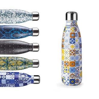 Ibili Bouteille Isotherme Lisboa, 500 ml, Acier Inoxydable 18/10, Double Paroi, R&eacute;utilisable