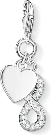 Thomas Sabo Thomas Sabo Damen Charm-Anhänger Unendlichkeit Infinity Herz Charm Club 925 Sterling Silber 1248-051-14