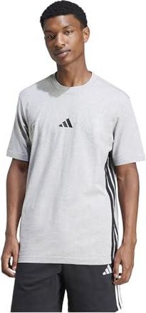 adidas T-Shirt pour Homme M 3S SJ, MGREYH/Noir, 4XL