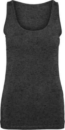 Vero Moda Vero Moda D&eacute;bardeur Long Vmlulu JRS GA Noos pour Femme, Gris fonc&eacute; m&eacute;lang&eacute;, L