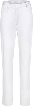 Greiff Damen Arbeitshose Five-Pocket 5319 Cuisine Basic - Regular Fit Hose mit Gummibund hinten - Gastronomie, Service, K&uuml;che & Restaurant - Gr&uuml;ner Knopf Zer