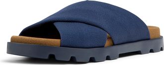 Camper Herren Brutus K100776 X-Strap Sandal, Blau 011, 39 EU
