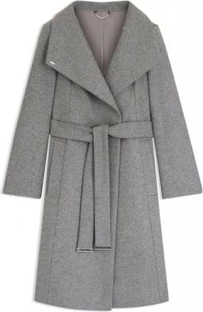 HUGO BOSS Femme, Manteaux, Gris, Taille: 40 FR Calegan Belted Coat