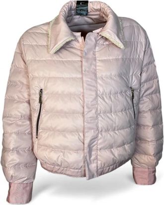 Luisa Cerano Femme, Vestes, Rose, Taille: 42 FR Veste R&eacute;versible en Duvet