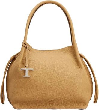 Tod's Tods Hobo Bags - Medium Bullskin Leather Shoulder Bag - Gr. unisize - in Braun - f&uuml;r Damen