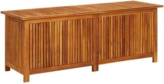 vidaXL Bo&icirc;te de rangement de jardin 150x50x58 cm Bois dacacia solide Vidaxl