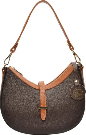 Roberta M Kastanienbraun Rindsledertasche