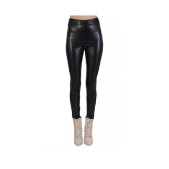 Michael Kors Beschichtete Stretch-Leggings - - Trousers - Damen - Schwarzk - L