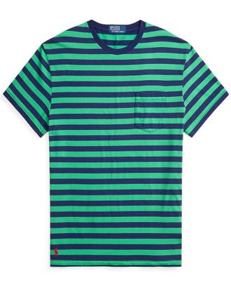 Ralph Lauren Softes T-Shirt aus Baumwolle mit Ringelstreifen, Classic Fit in