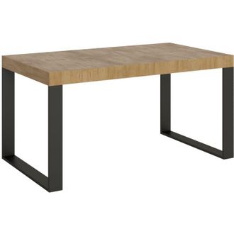 Itamoby Table extensible 90x160/420 cm Tecno Quercia Natura structure Anthracite
