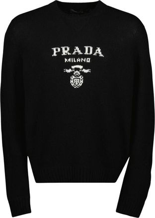Prada Herren, Strickwaren, Schwarzk, LGr&ouml;&szlig;e