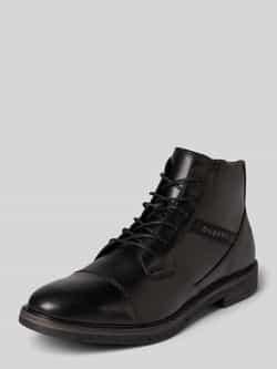 Bugatti Boots aus Leder mit Rei&szlig;verschluss Modell Caj