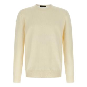 Zanone Giro Flexwool Sweater - - Knitwear - Herren - Wei&szlig; - XL