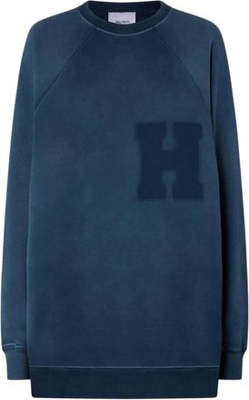 Halfboy Halfboy, Femme, Sweatshirts et sweats &agrave; capuche, Bleu, Taille: 36 FR Over Crew Neck