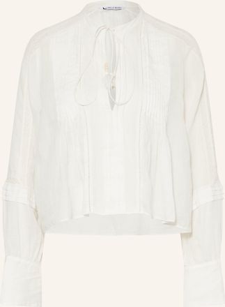 Veronica Beard Blusenshirt Sawyer Mit Spitze weiss