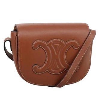 Celine Pre-owned Cuir sacs-celine - Femme - Pre-owned - Brun - Taille: ONE Size