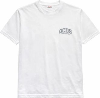 GCDS Gcds, Homme, Tops, Blanc, Taille: S Logo Lounge Ss T-Shirt