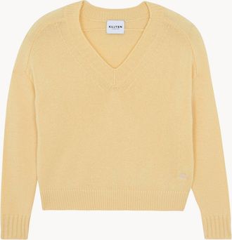 Kujten Pull cachemire col V, 6 fils - Pull Alana