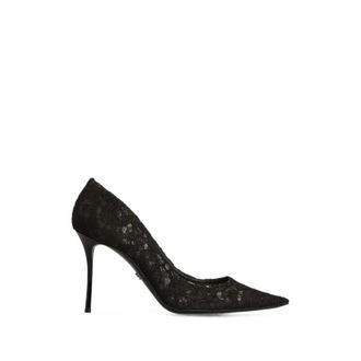 Dolce & Gabbana Spitzenpumps - - Shoes - Damen - Schwarzk - 39 EU