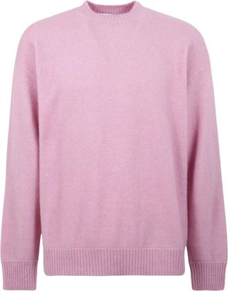 Laneus Rundhals-Pullover - - Knitwear - Herren - Rosa - L