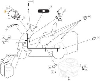 STIGA Sports Elektronische Platine Rasentraktor Modelle F72 1228HB 384722479/0 STIGA