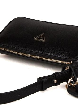 Guess Womens Shoulder Bag Black Polyurethane - Shoulder-Bags
