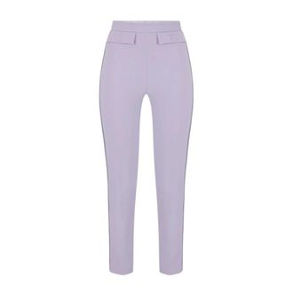 Elisabetta Franchi Femme, Pantalons, Violet, Taille: 40 FR Pantalone