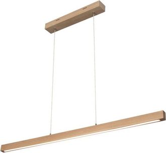 SPOT Light Suspension en Ch&ecirc;ne Huil&eacute; Design Contemporain avec Variateur Tactile SMAL 1 LED