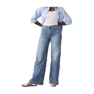 Levi's Femme, Jeans, Bleu, Taille: W30 L32 728 High Rise Wide Leg Jeans