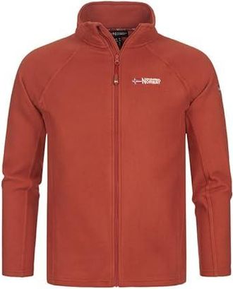 Geographical Norway Tug Men Full Zip - Polaire Fine Homme Chaude Fermure Zip - Veste Automne Hiver Printemps Chaud Hommes - Longues Manches Pull Fourrure Doux Confort Out