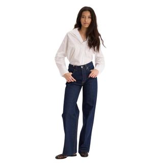 Ines De La Fressange Mara Raw Denim Jeans - - Jeans - Damen - Blau - W25