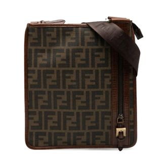 Fendi Sac bandouli&egrave;re vertical Pre-owned - Femme - Pre-owned - Brun - Taille: ONE Size