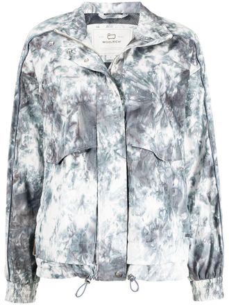 Woolrich veste Hazle &agrave; imprim&eacute; graphique - Bleu