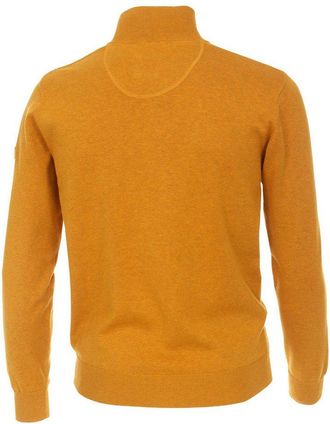 Redmond Troyer REDMOND Casual Herren Strick-Troyer Comfort Baumwolle Gelb