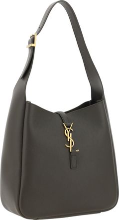 Saint Laurent Womens Cassandre Shoulder Bag Light Musk Calf Leather Bos Taurus