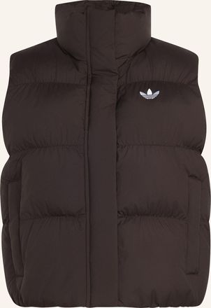 adidas Originals Adidas Originals Weste, Regul&auml;rer Schnitt, Gef&uuml;ttert braun