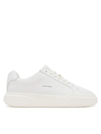 Calvin Klein Sneakers Chunky Cupsole Laceup Lth Wn YW0YW01947 Wei&szlig;